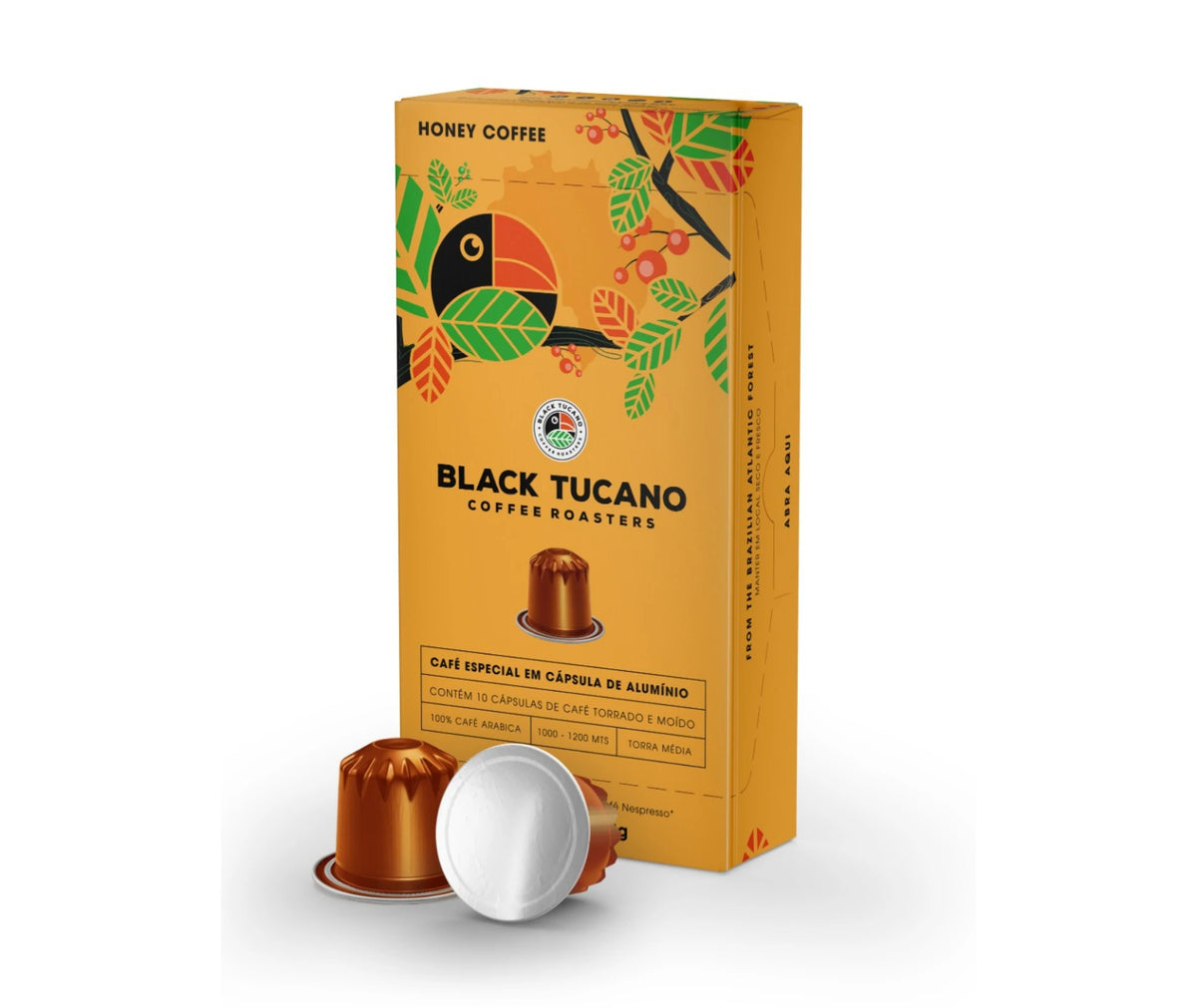 Black Tucano Honey Coffee Capsules 10 un. – Black Tucano Coffee Roasters